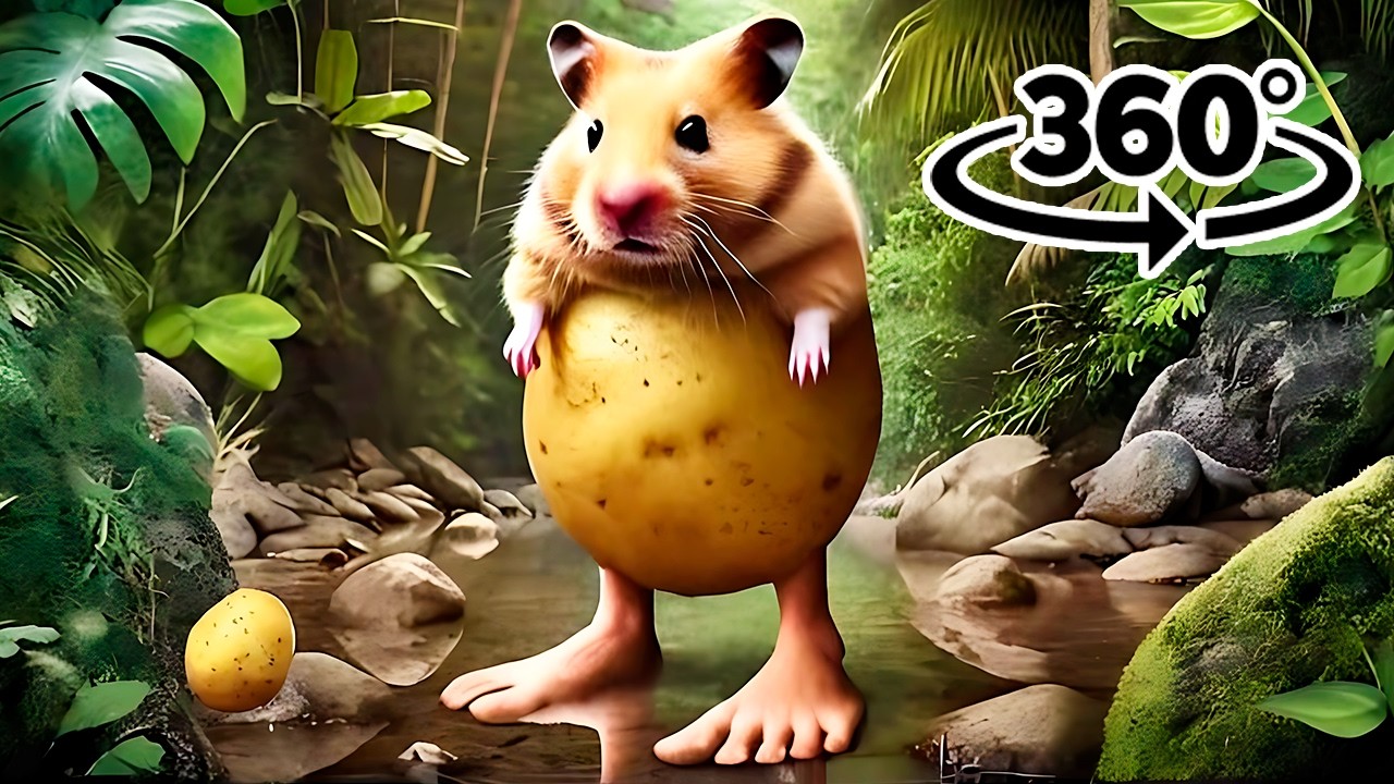 Pipi Potato 360º - Italian Brainrot Animals 4K - YouTube