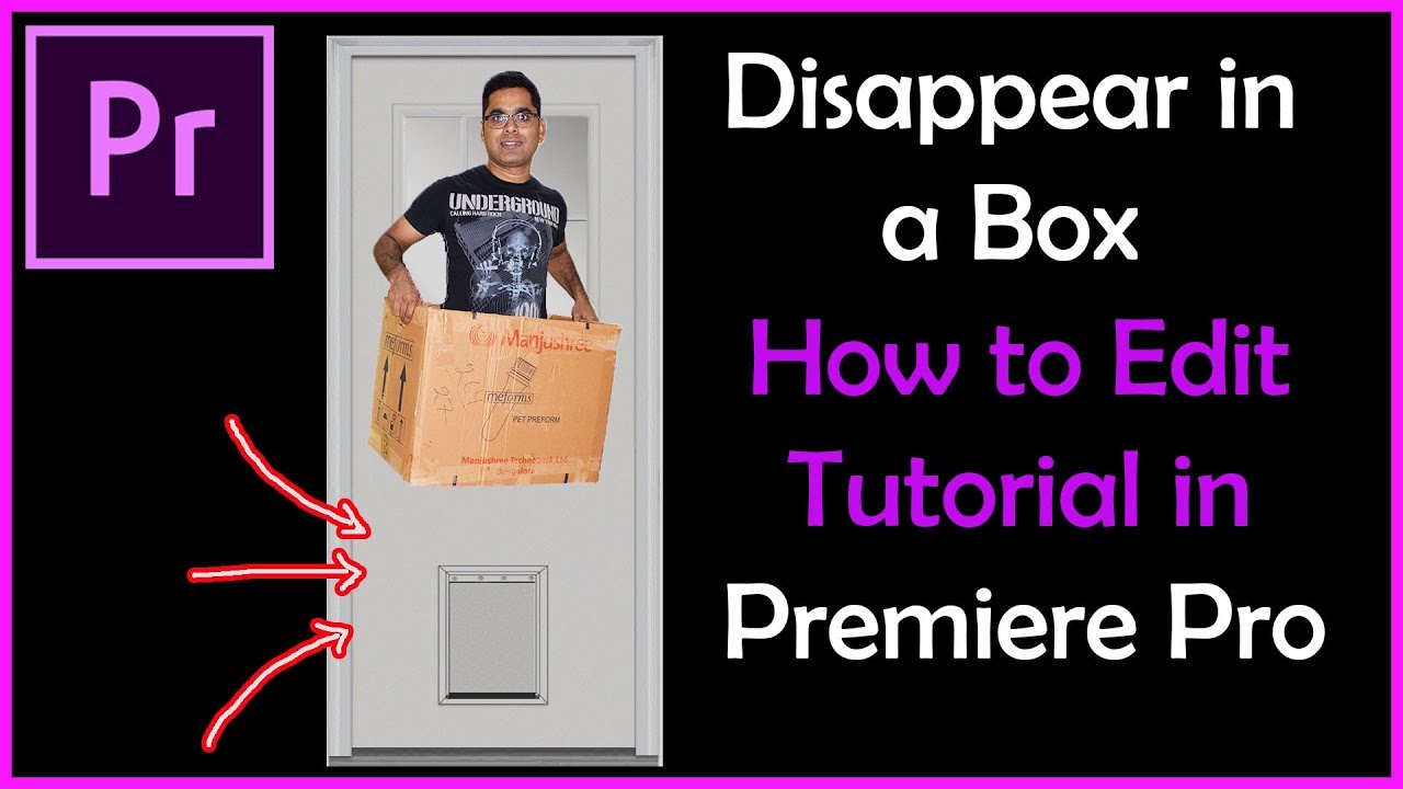 Disappear inside Box Magic Trick Editing in Premiere Pro - YouTube
