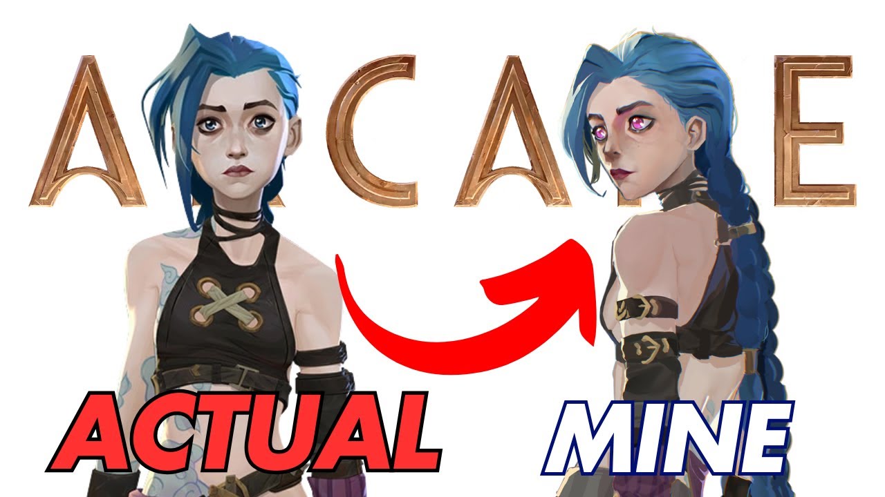 5 TIPS to DRAW like this | Arcane style tutorial - YouTube