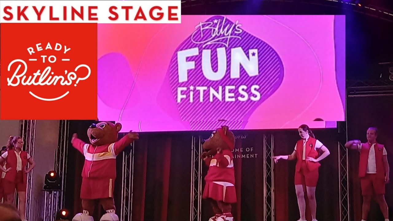 Billy's Fun Fitness / Butlins Minehead / September 2024 - YouTube