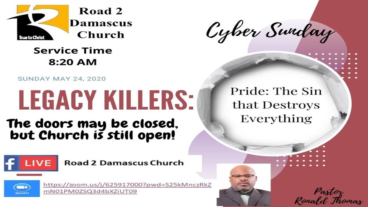 Legacy Killers Pride The Sin That Destroys Everything Part 3 - Pastor ...