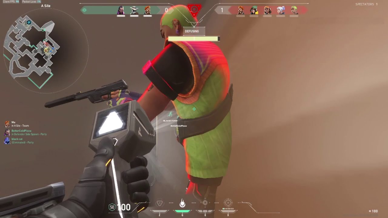 Ninja in comp BIND map in Valorant , NINJA DEFUSE in valorant ...