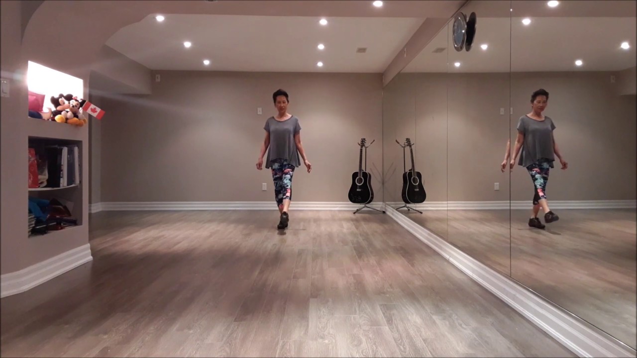 To The Basement line dance (dance & teach) - YouTube