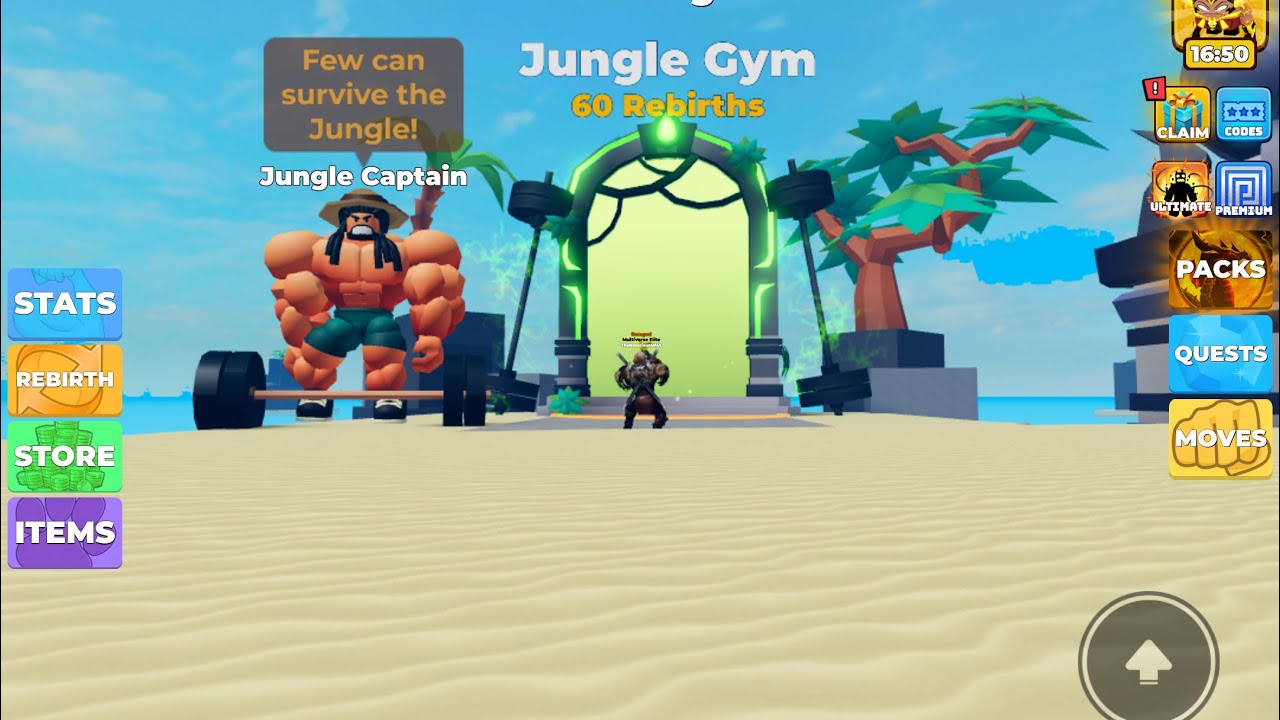 Muscle legends ~ Jungle gym is here 🏝️ - YouTube