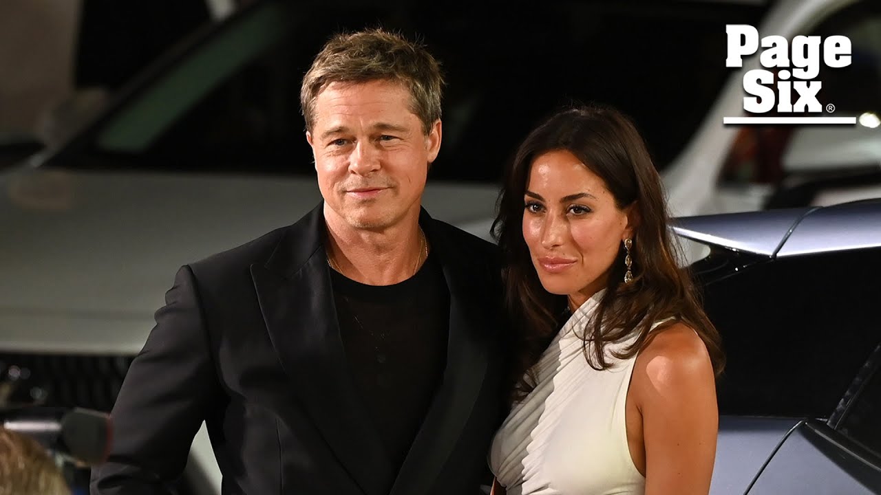 Brad Pitt and girlfriend Ines de Ramon make red carpet debut at Venice ...