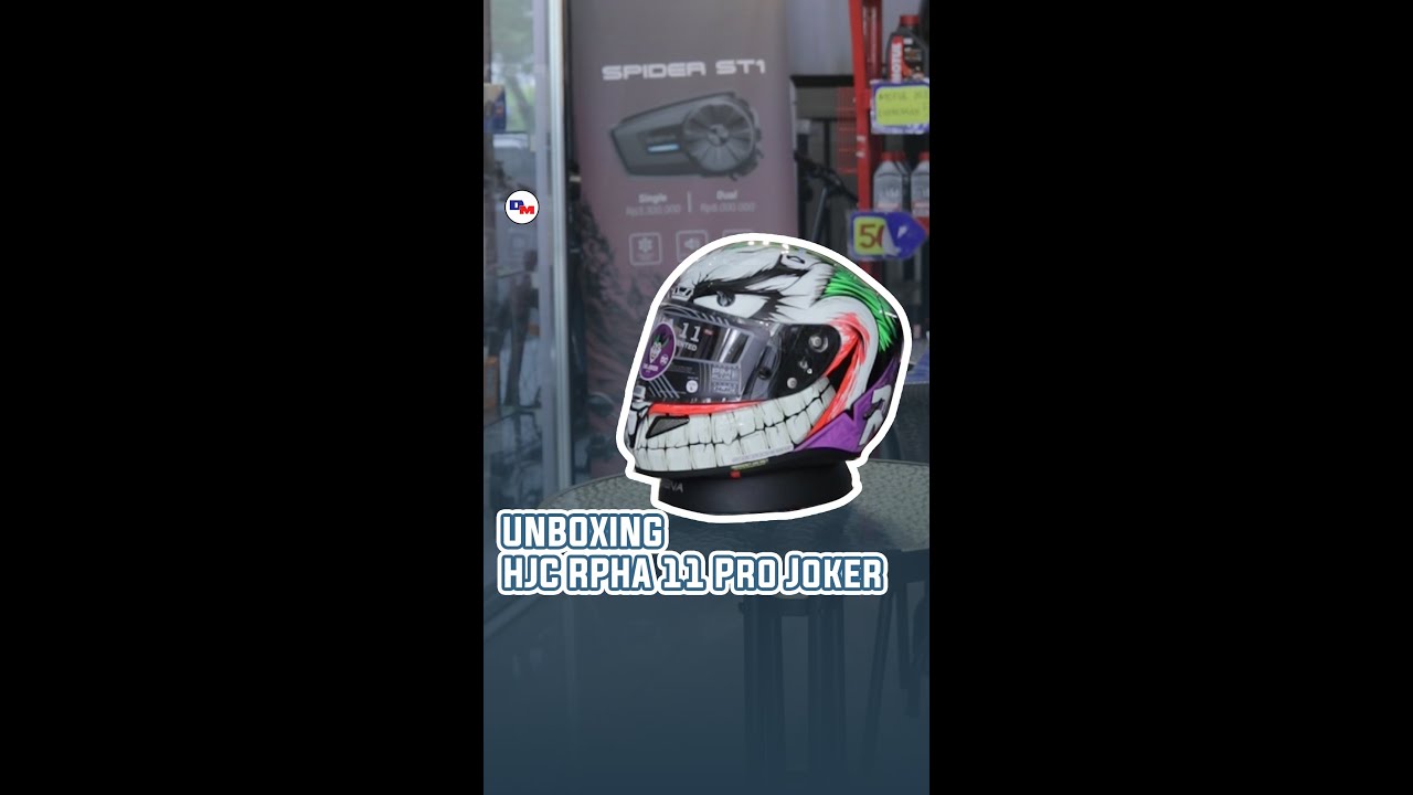 Unboxing helm HJC RPHA 11 PRO JOKER - YouTube
