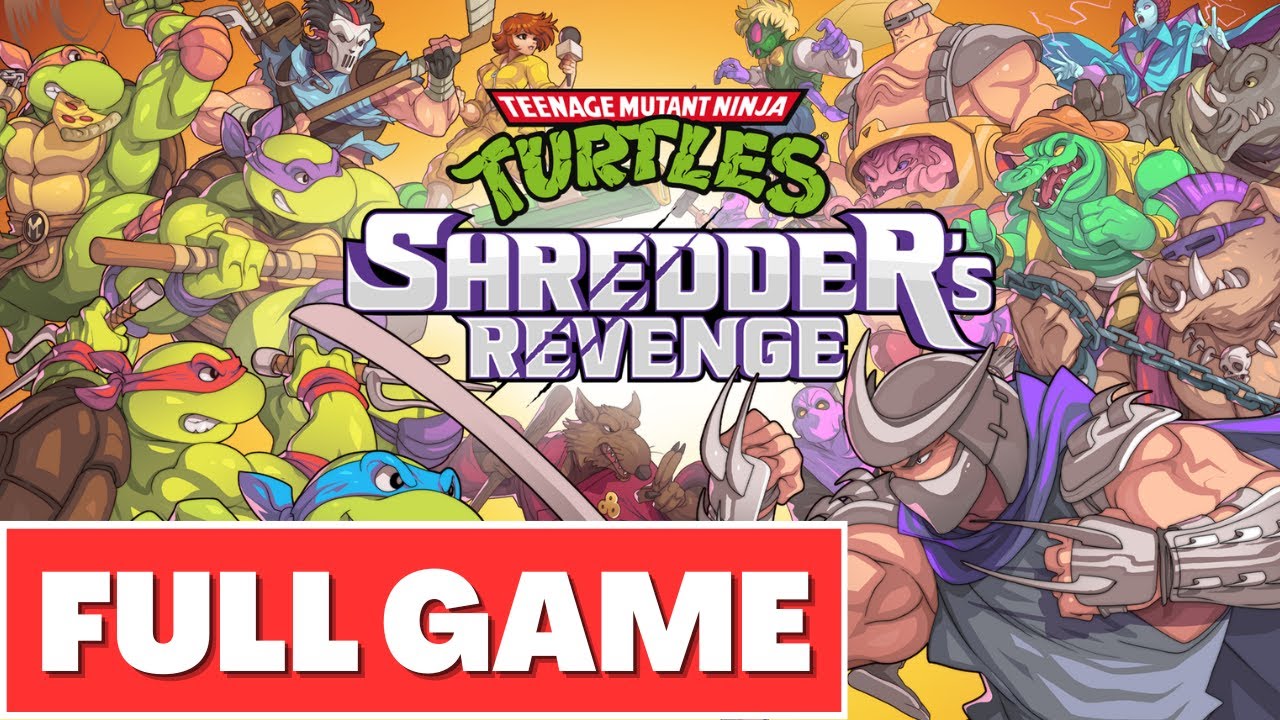 TEENAGE MUTANT NINJA TURTLES: SHREDDER'S REVENGE FULL GAME Gameplay ...
