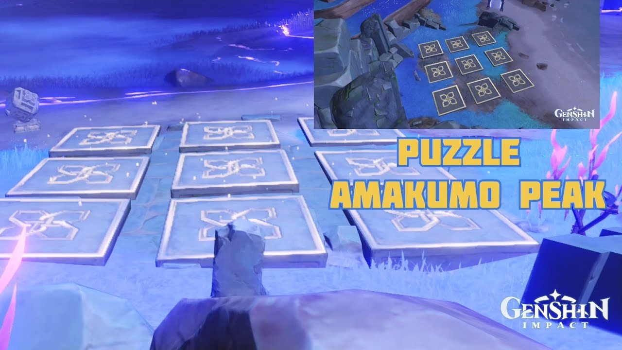Puzzle Amakumo Peak " Seirei Island " [ Genshin Impact ] - YouTube