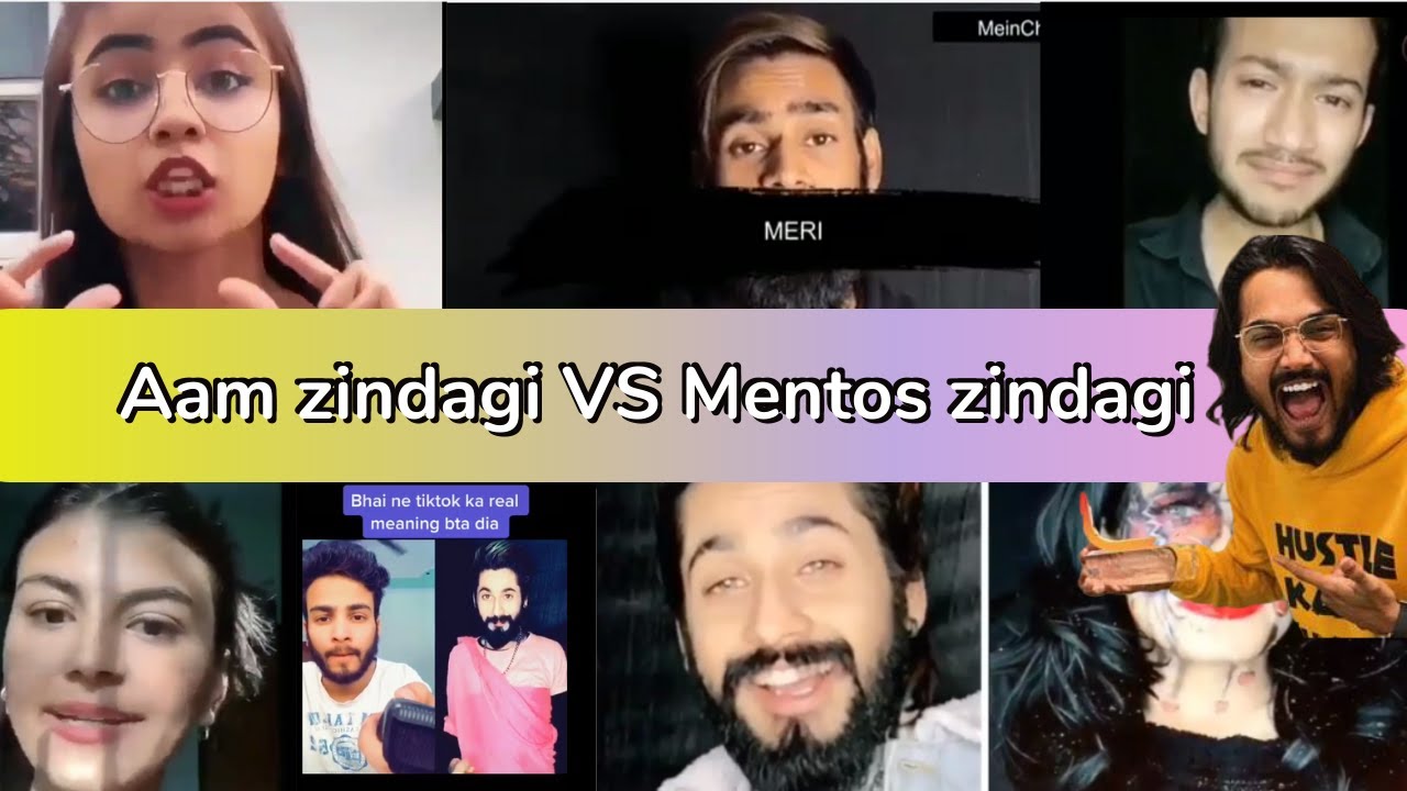 TikToker Aam Zindagi VS Mentos Zindagi. Nailed it Again. # ...