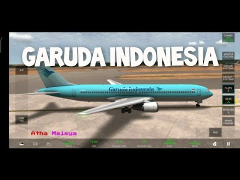 GARUDA INDONESIA BOEING 767 TAKE OFF - YouTube