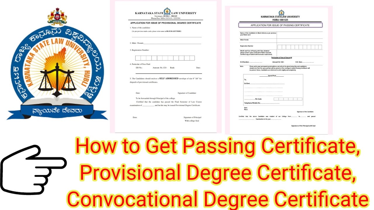 How to Get a Passing Certificate, Convocation Certificate and ...