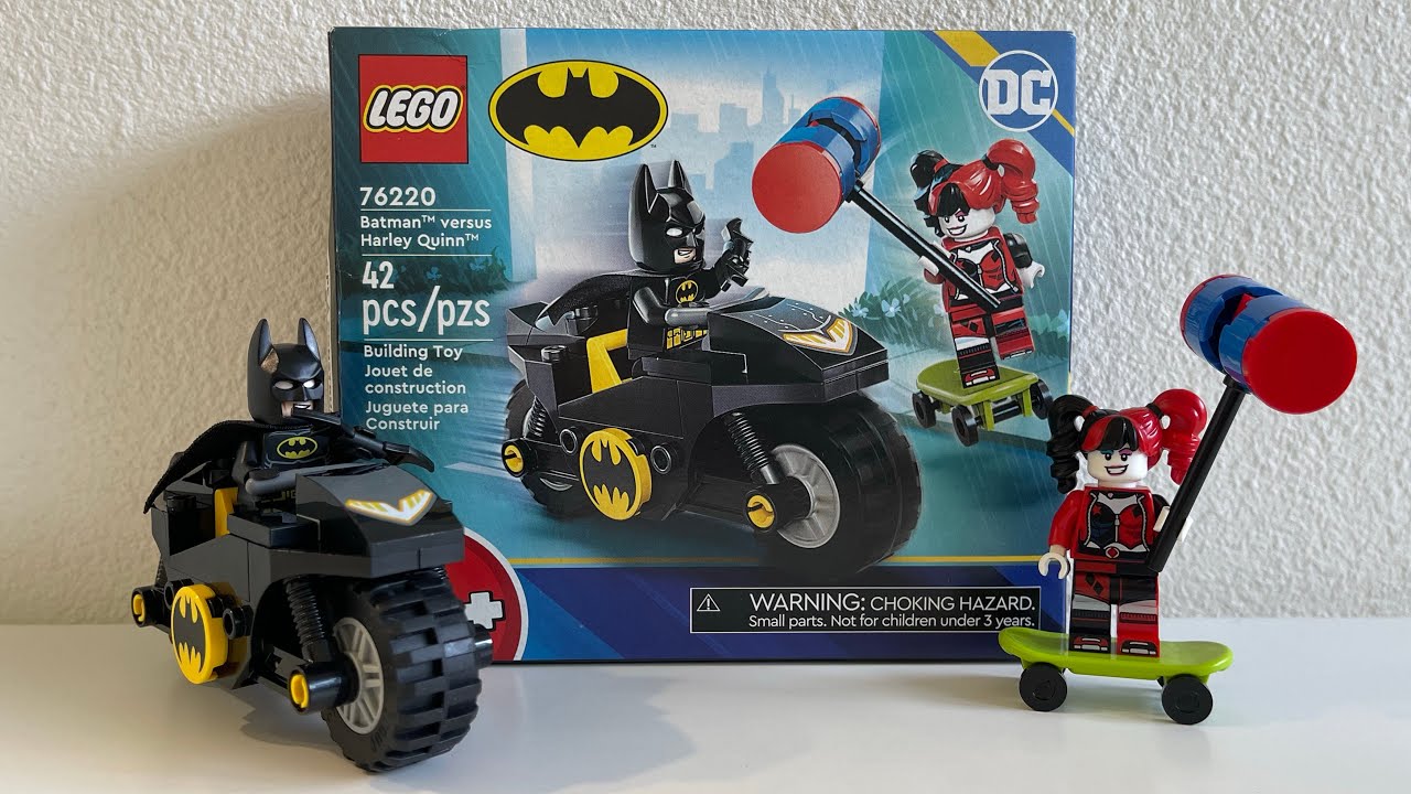 Building Lego 76220 Batman versus Harley Quinn | DC | ASMR | Unboxing ...