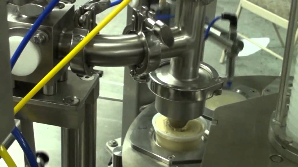 ORICS MR-35 Rotary Hummus cup filling and sealing machine Packaging ...