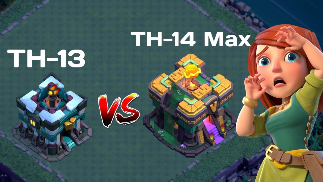 TH 13 VS TH 14 Max | How to get 3star from TH-14 if you're TH 13 - YouTube