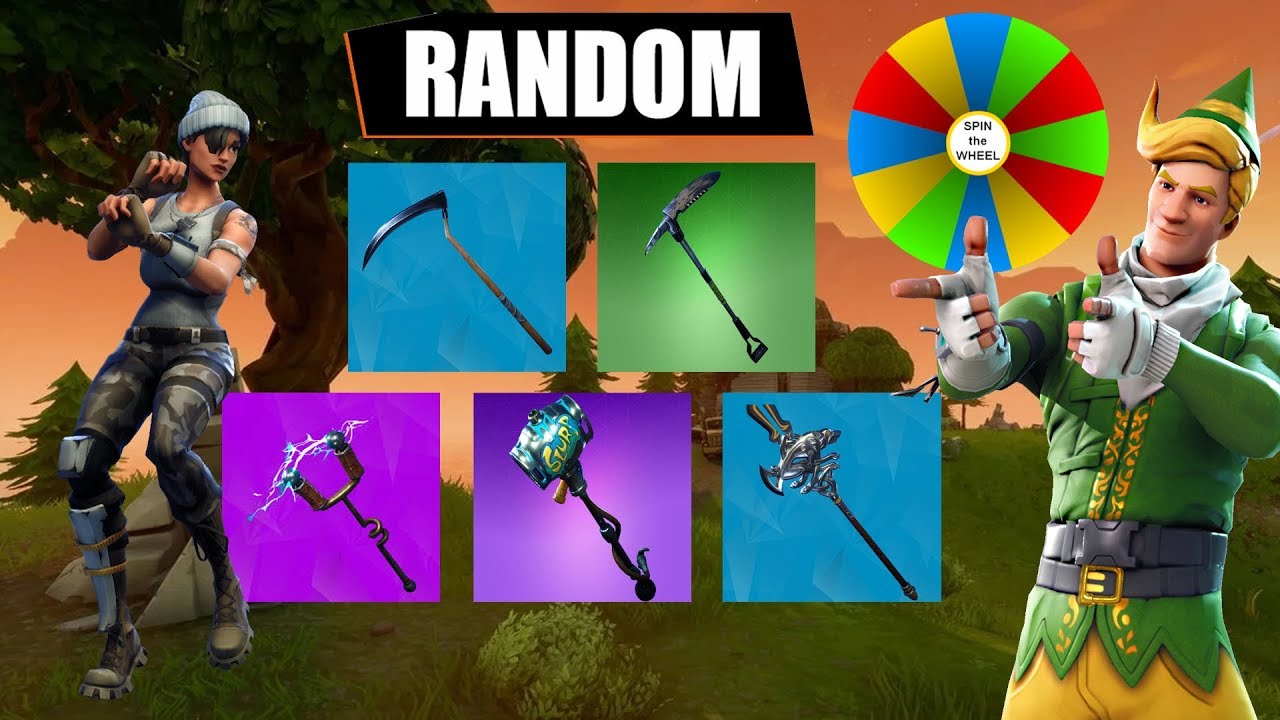 The Random Pickaxe challenge in Fortnite - YouTube