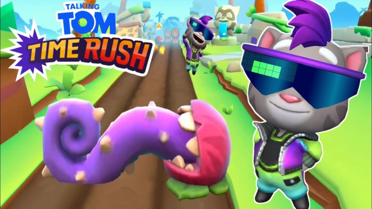 Talking Tom Time Rush - Cyber Tom Walkthrough - YouTube