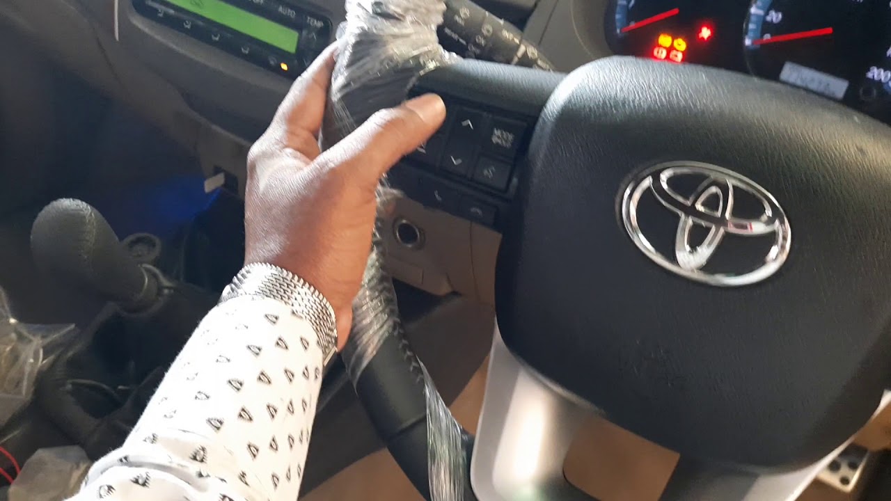 Stering updated for toyota fortuner in bangalore - YouTube