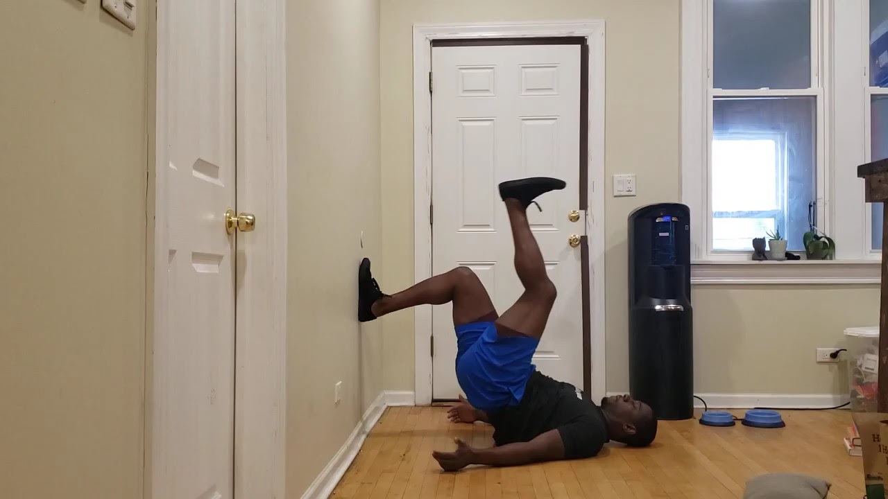 Single Leg Wall Bridge - YouTube