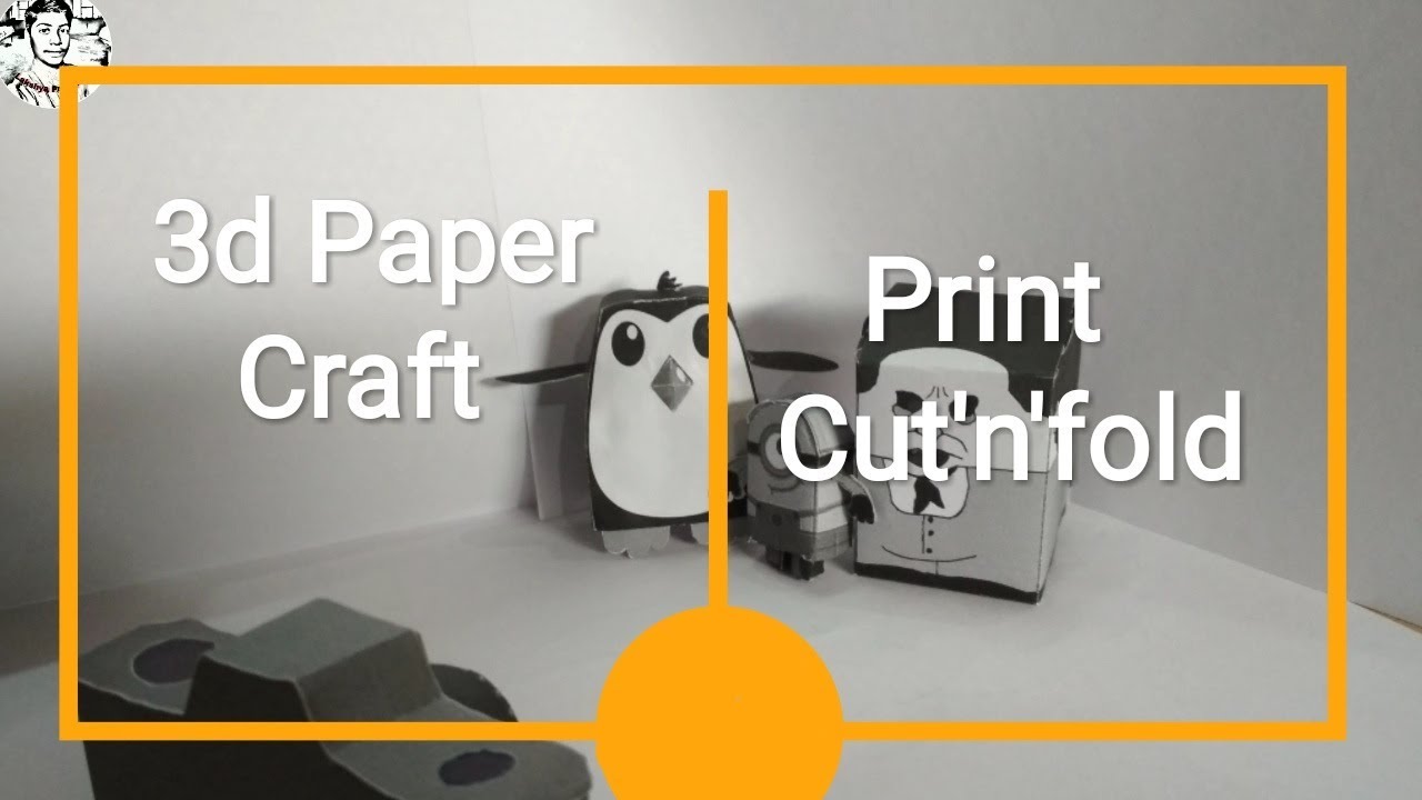 How to make 3d paper Craft|Print,Cut,Fold|Print Link in description ...