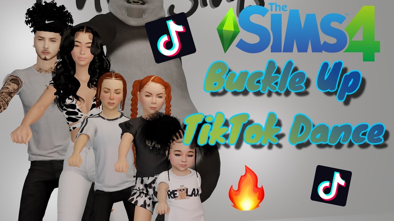 TikTok "Buckle Up" TikTok Dance Animation for The Sims 4 - YouTube