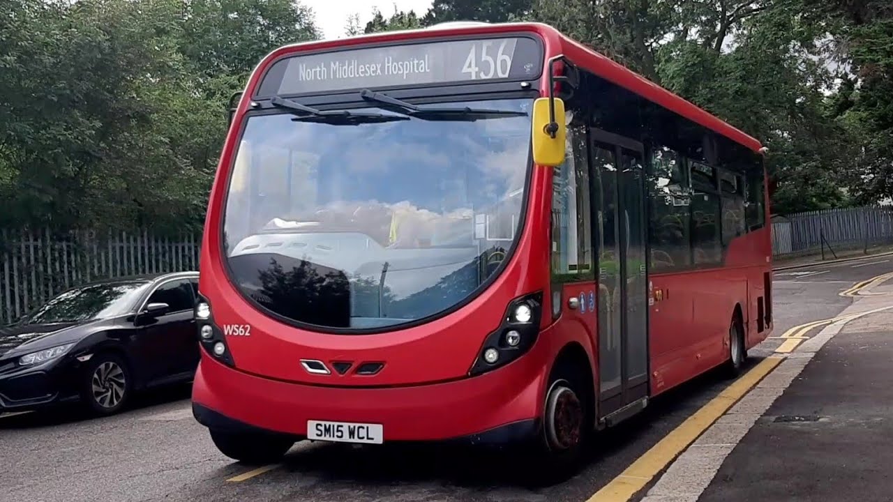 Journey on the 456. SM15WCL. WS62. Go Ahead London Wrightbus Streetlite ...