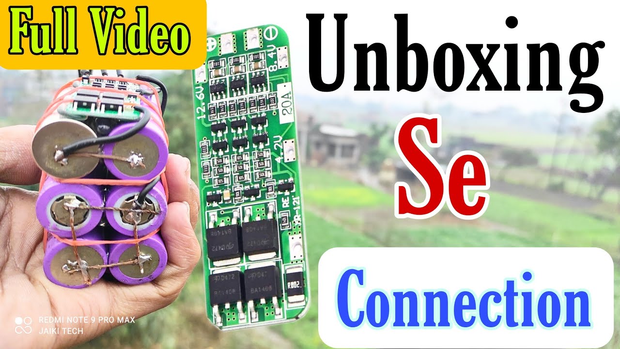 BMS 18650 Lithium Battery Protection Board 3S, 20A | BMS Unboxing Se ...
