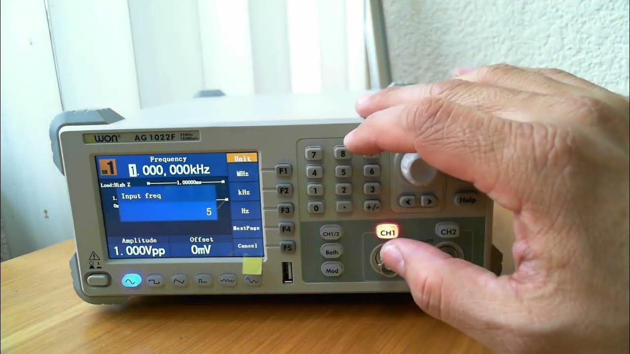 Cómo utilizar un generador de funciones - YouTube