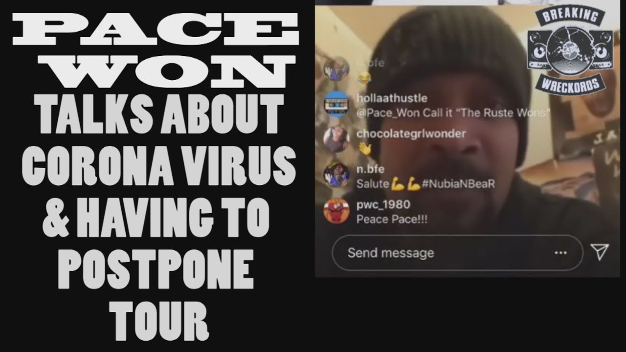 Pace Won Talks COVID 19 & Postponing His Tour - YouTube