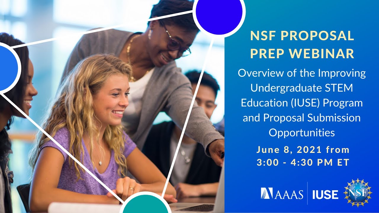 NSF IUSE Program: Overview of the Program and Proposal Submission Opportunities - YouTube