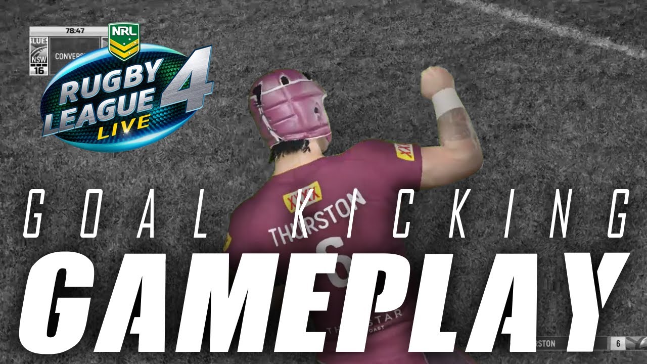 RUGBY LEAGUE LIVE 4 GAMEPLAY | GOAL KICKING TEASER - YouTube