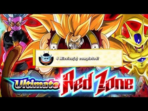 [ALL MISSIONS] ULTIMATE RED ZONE [SDBH EDITION] VS. CUMBER FULL DBH TEAM 8 TURNS - DBZ DOKKAN ...