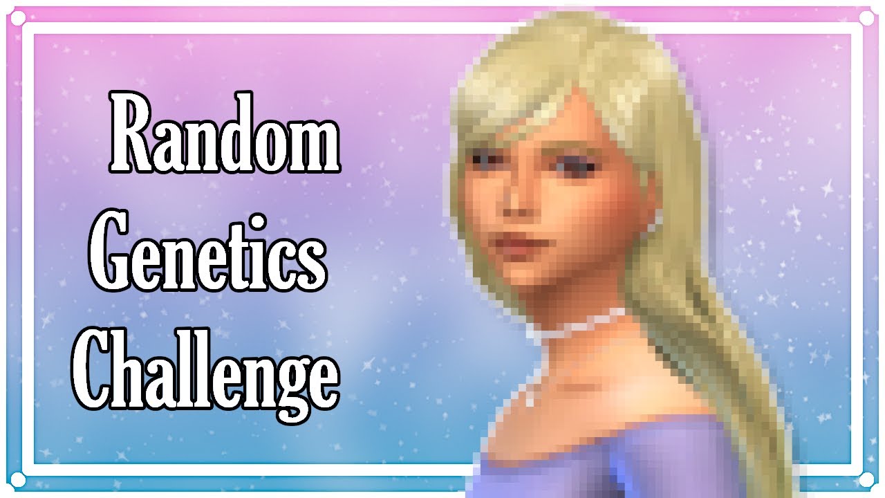 The Sims 4 Random Genetics Challenge 🎲 - YouTube