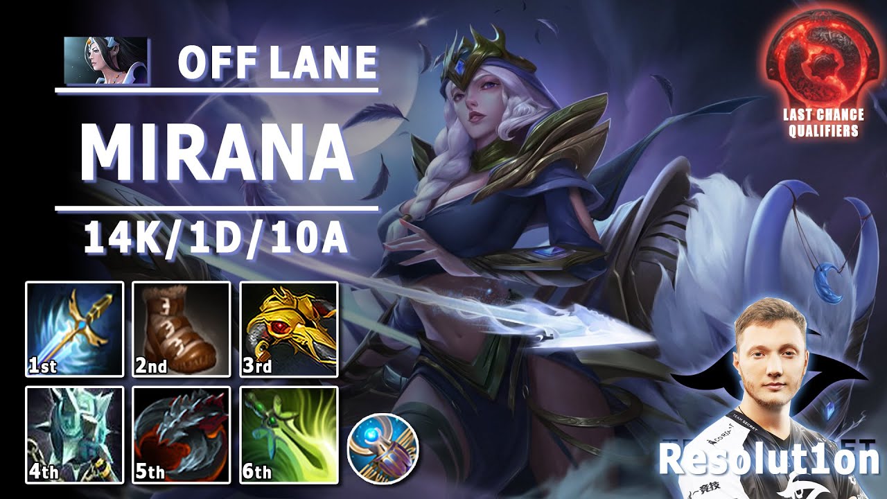 Mirana Off Lane | Secret.Resolut1on Pos 3 Mirana Play | 7.32c | TI 2022 ...