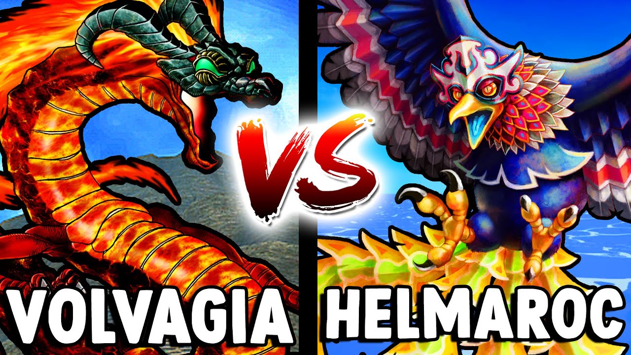 Volvagia Takes On Helmaroc King In EPIC Battle - YouTube