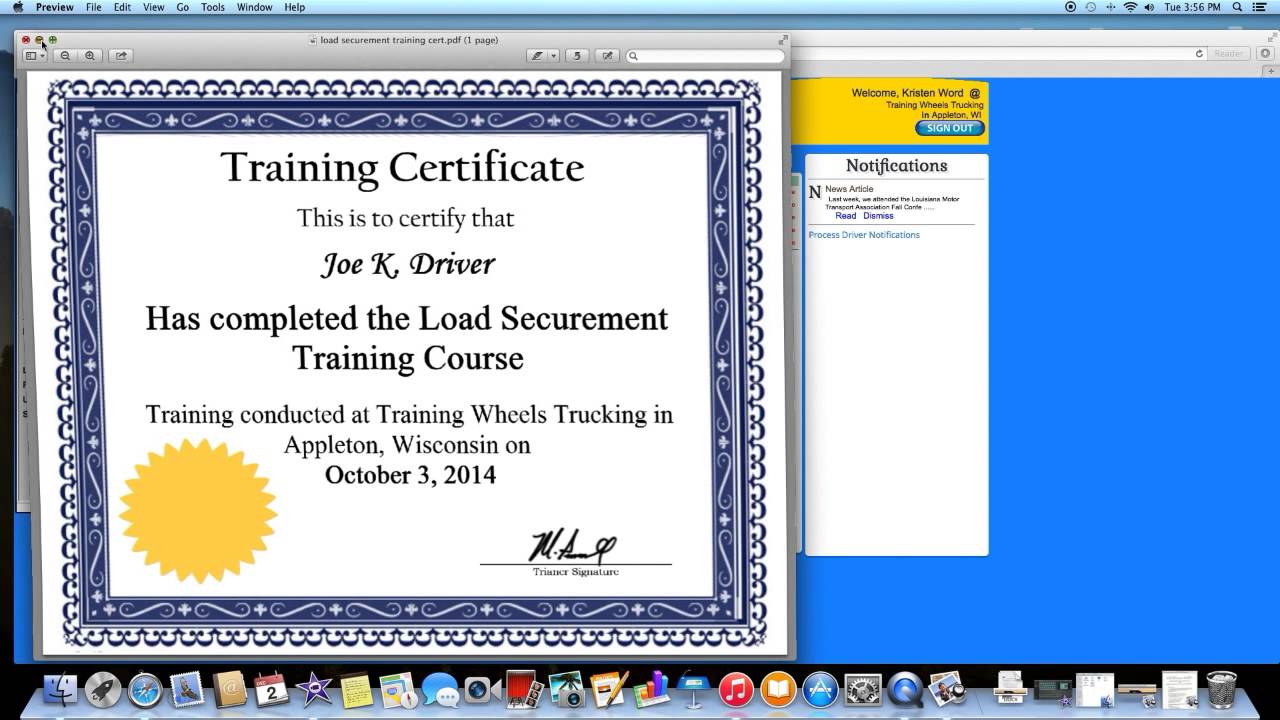 Adding Driver Training Records - YouTube