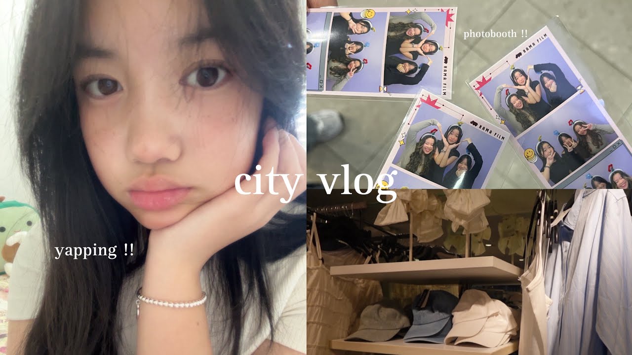 city vlog 🐰: kpop yap sessions, shopping, unboxing, photobooth ݁ ...