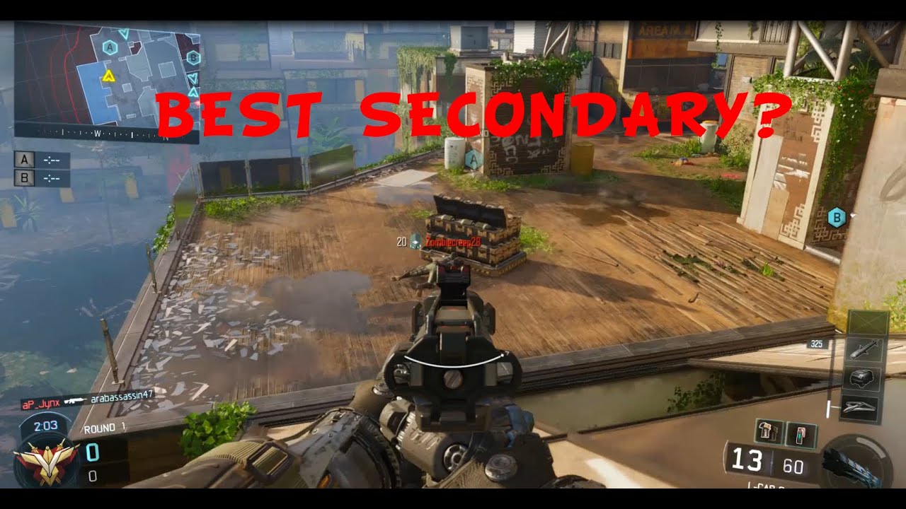 Black Ops 3 L-CAR 9 Secondary Full Auto Pistol Review and Gameplay ...