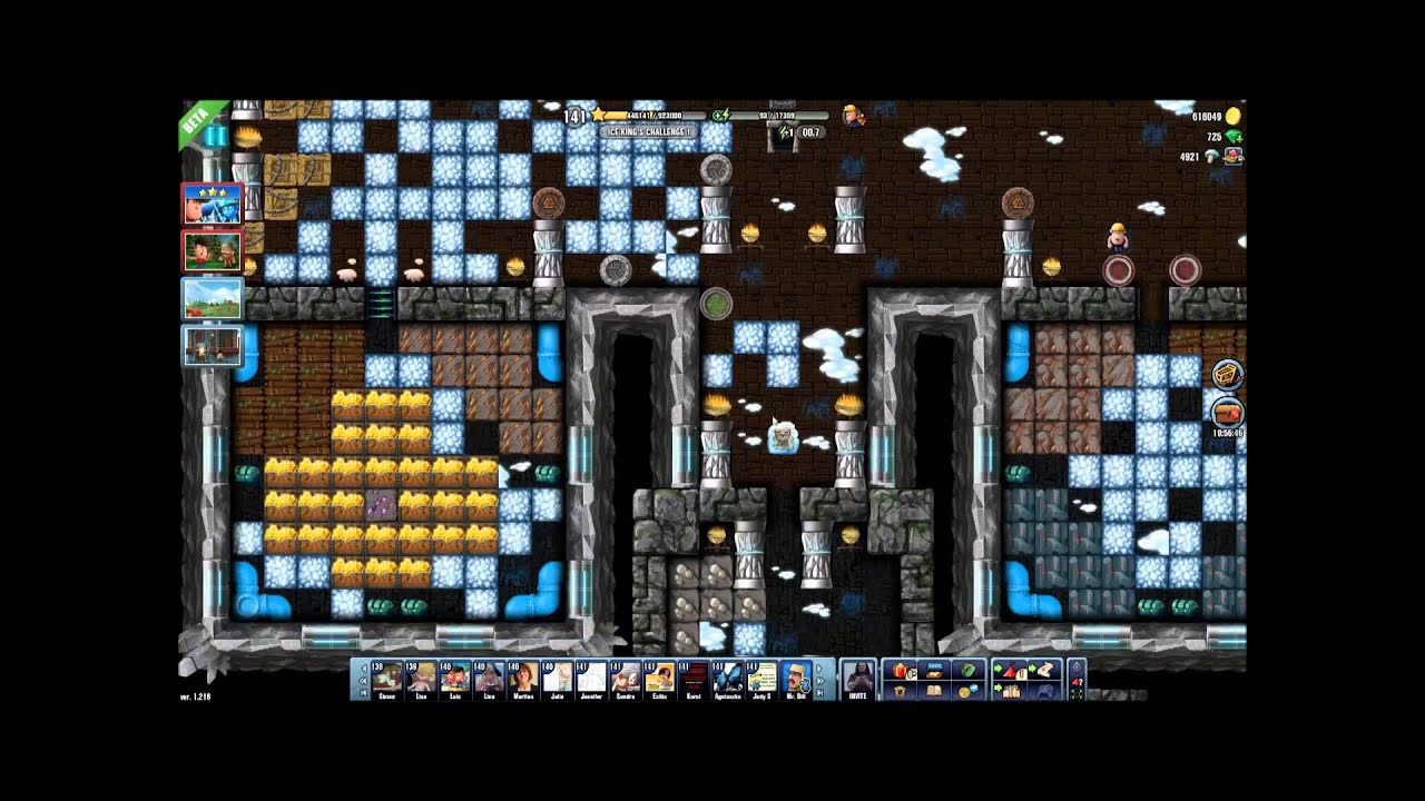 Diggy's Adventure Ice King's Challenge 1 - YouTube