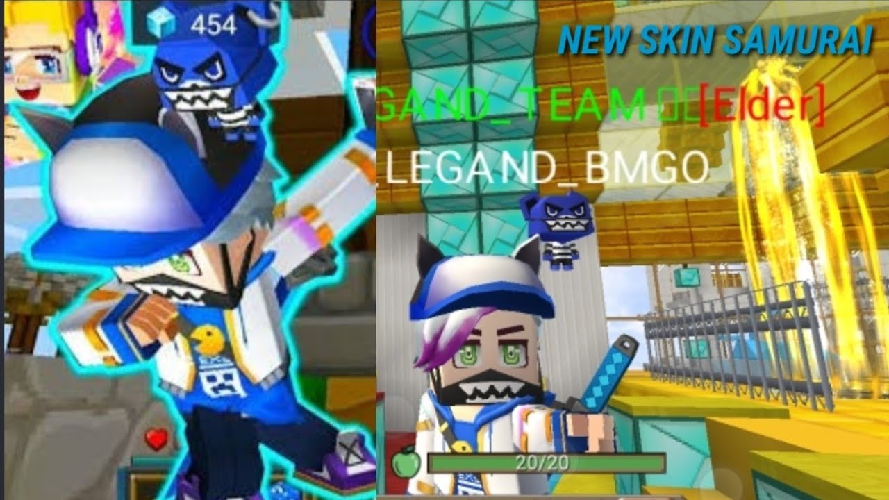 buy new skins (samurai) and play bedwars using samurai skins ~Blockman ...