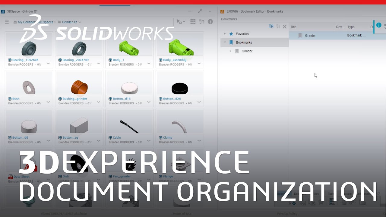 Organizing Designs and Supporting Documentation - SOLIDWORKS - YouTube