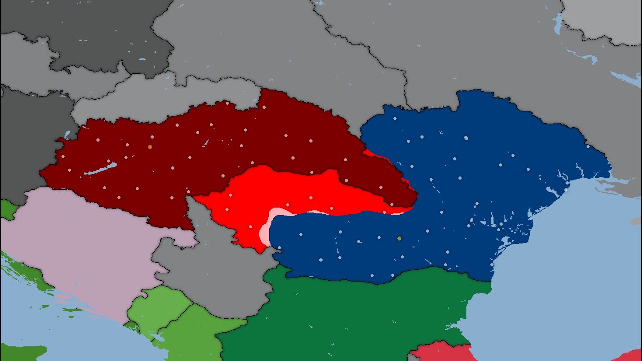 Hungary vs Romania | Country vs Country Scenario Animation 1942 - YouTube