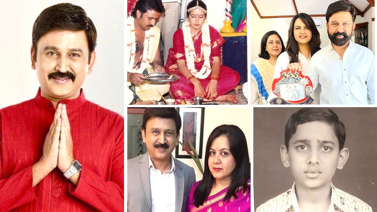 Actor Ramesh Aravind Family | With Wife, Daughter & Son | Age ...