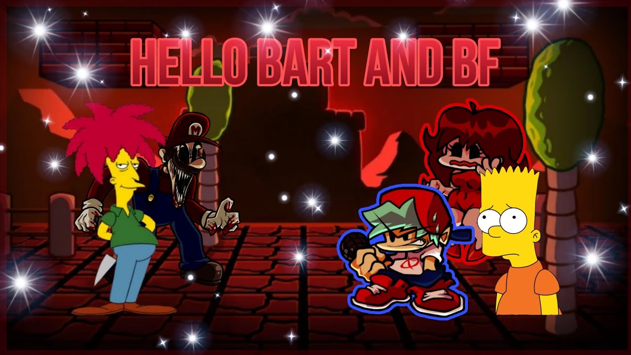 Hello Bart and BF but Bob + Horror and BF + Bart Sing It || Mario's ...