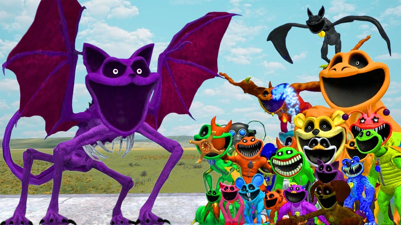 NEW Evolution of Dragon Catnap Vs All Smiling Critters Poppy Playtime ...