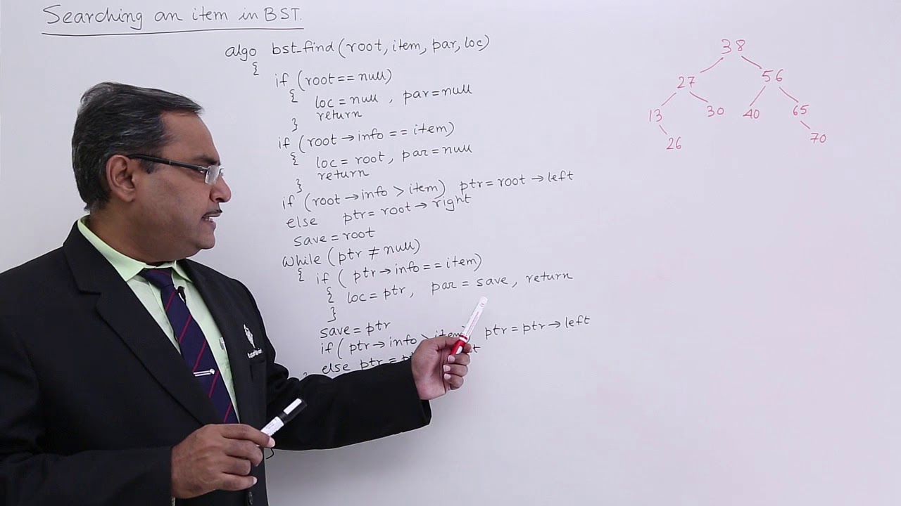 Searching An Item In BST YouTube searching-an-item-in-bst-youtube