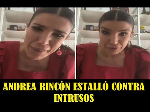 Andrea Rincón destrozó a Intrusos: "Solo me llamaban cuando estaba ...