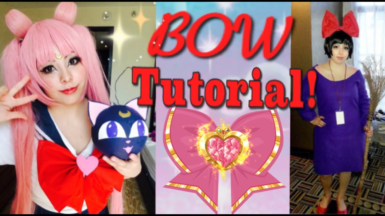 Sailor Moon/Cosplay Bow Tutorial! - YouTube