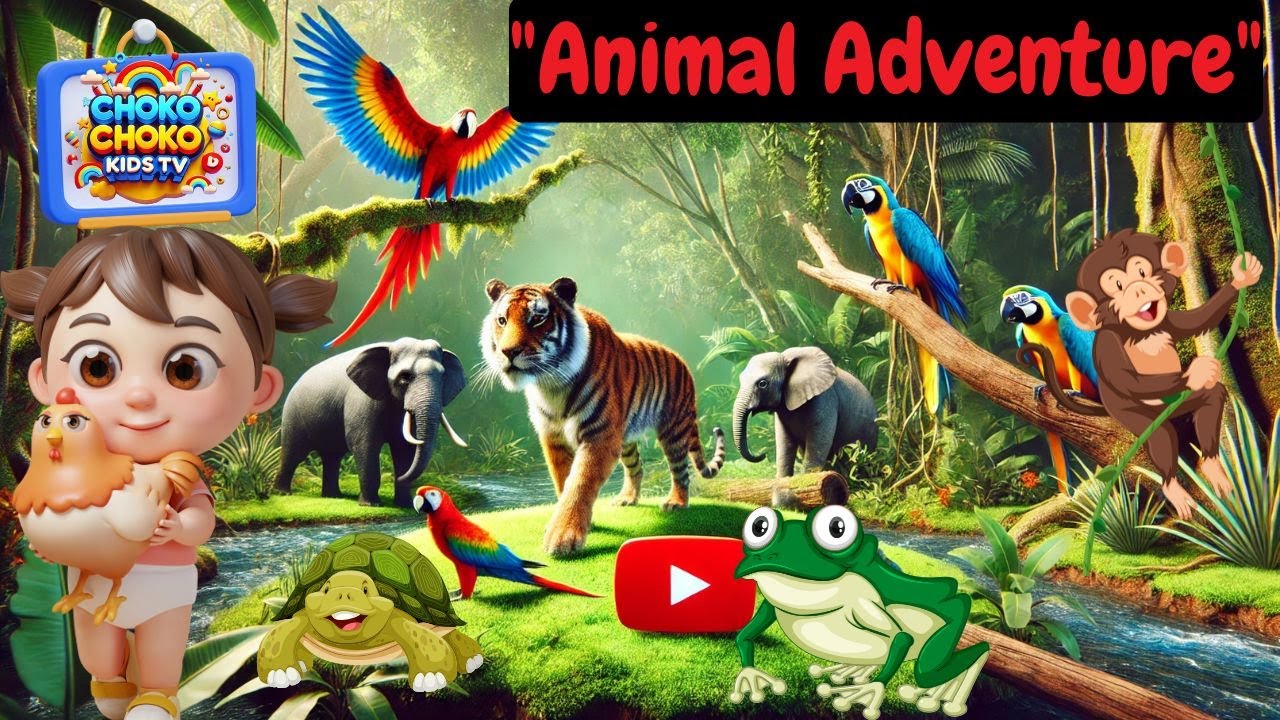 The ABC Animal Adventure 🚀 | Kids Learning Songs & Nursery Rhymes ...