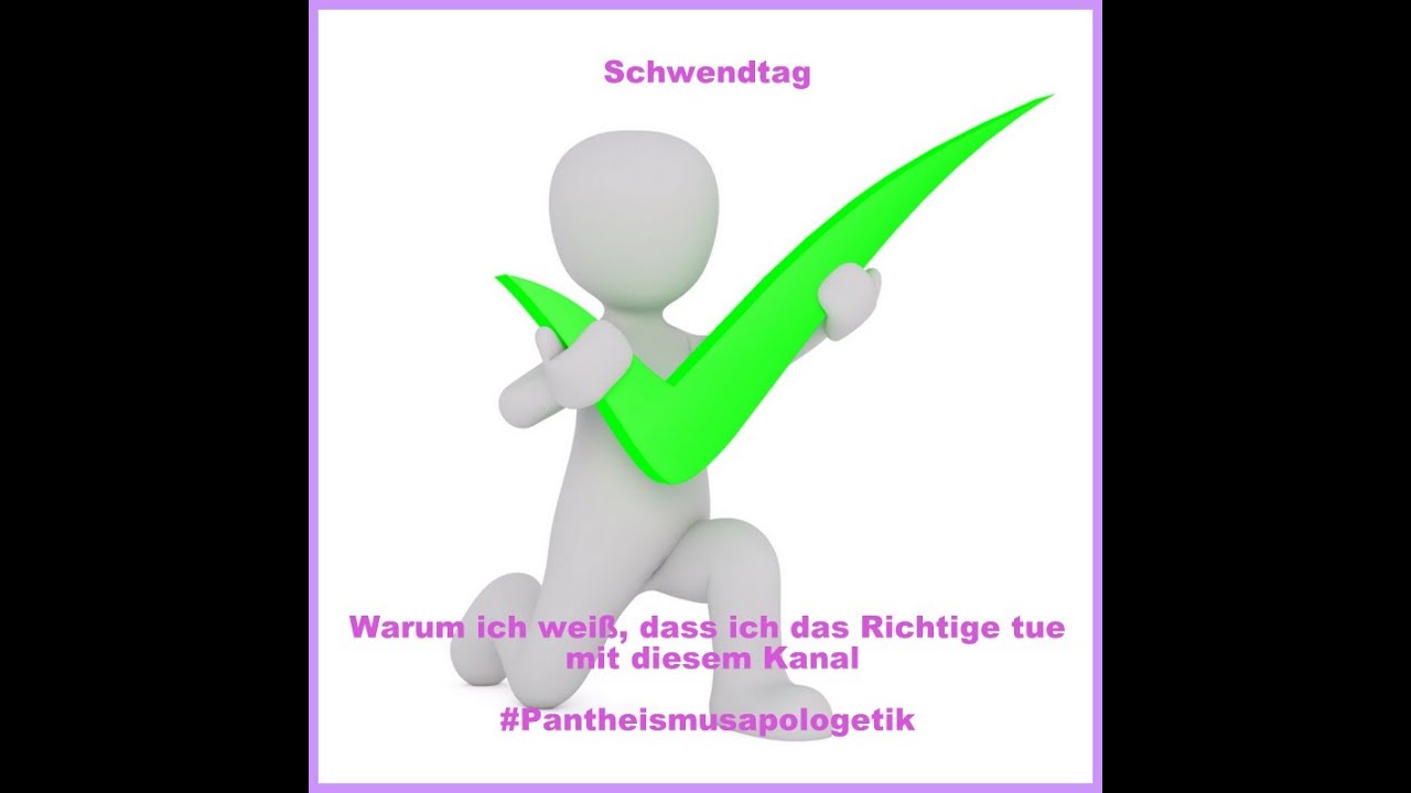 Schwendtag: Warum ich das Richtige tue - YouTube