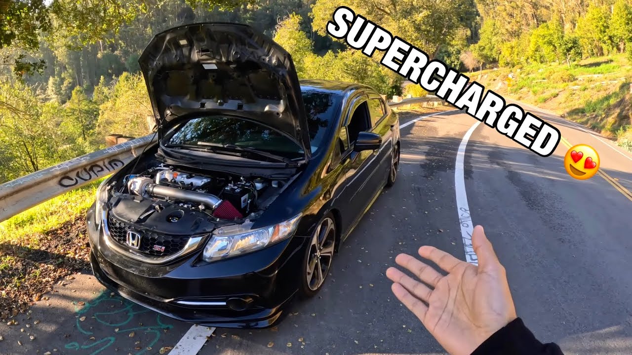 POV Drive In Supercharged FB6 Civic Si 🔥 - YouTube